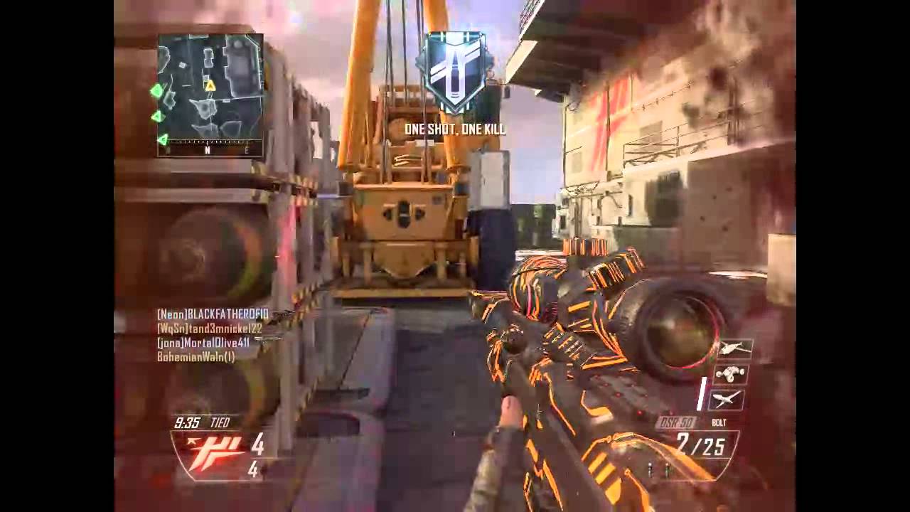 Call of duty Black ops 2 sniper quad feed #1 - YouTube