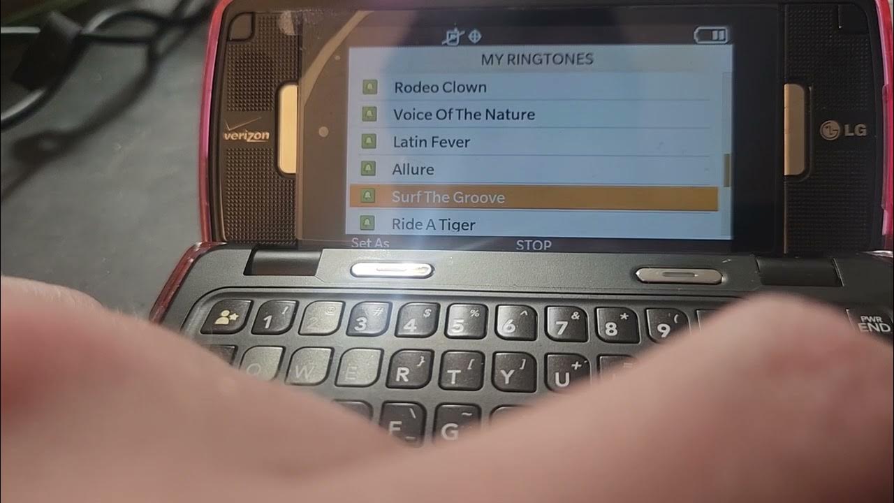 LG enV touch ringtones - YouTube