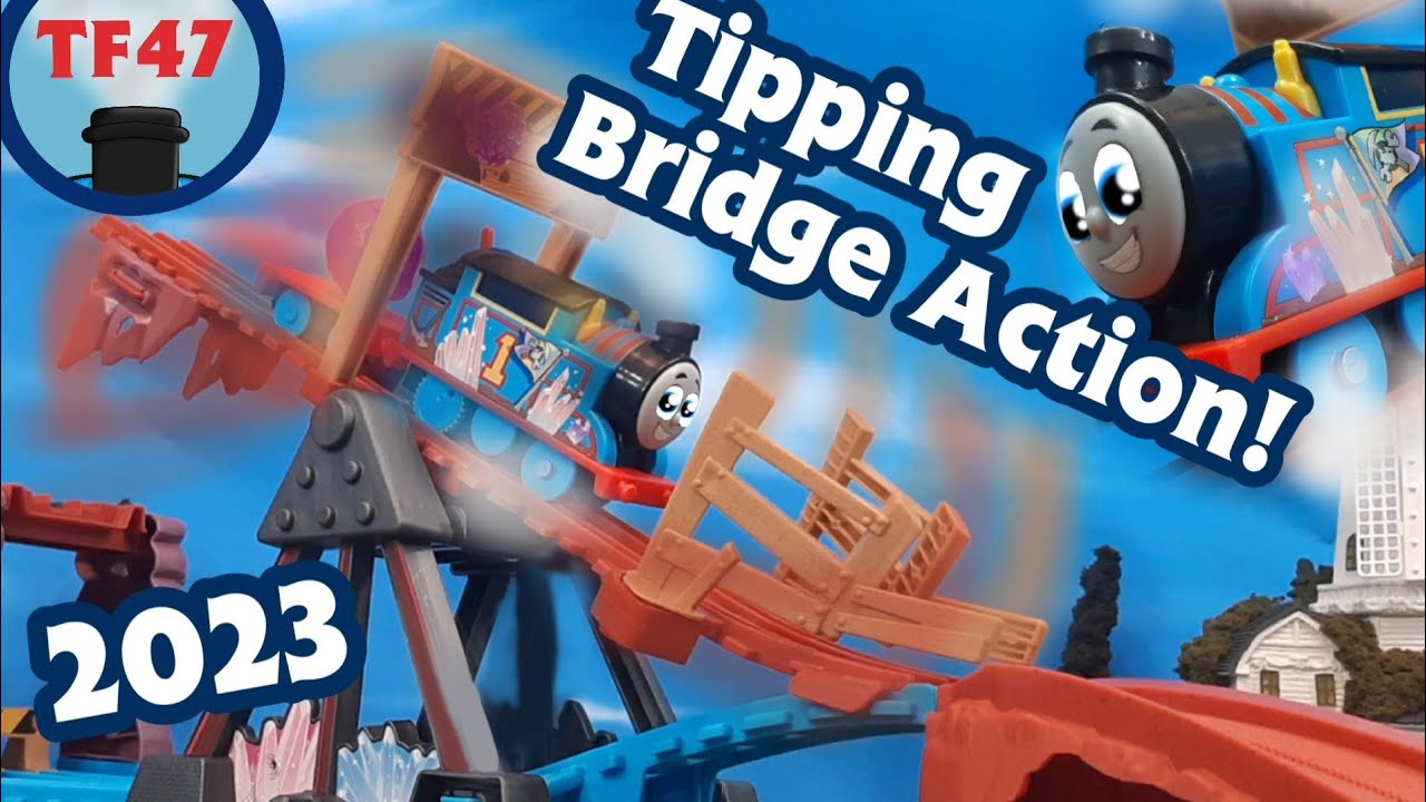 New Thomas Motorized Crystal Cave Set 2023 Review! Bridge Collapse TF47 ...