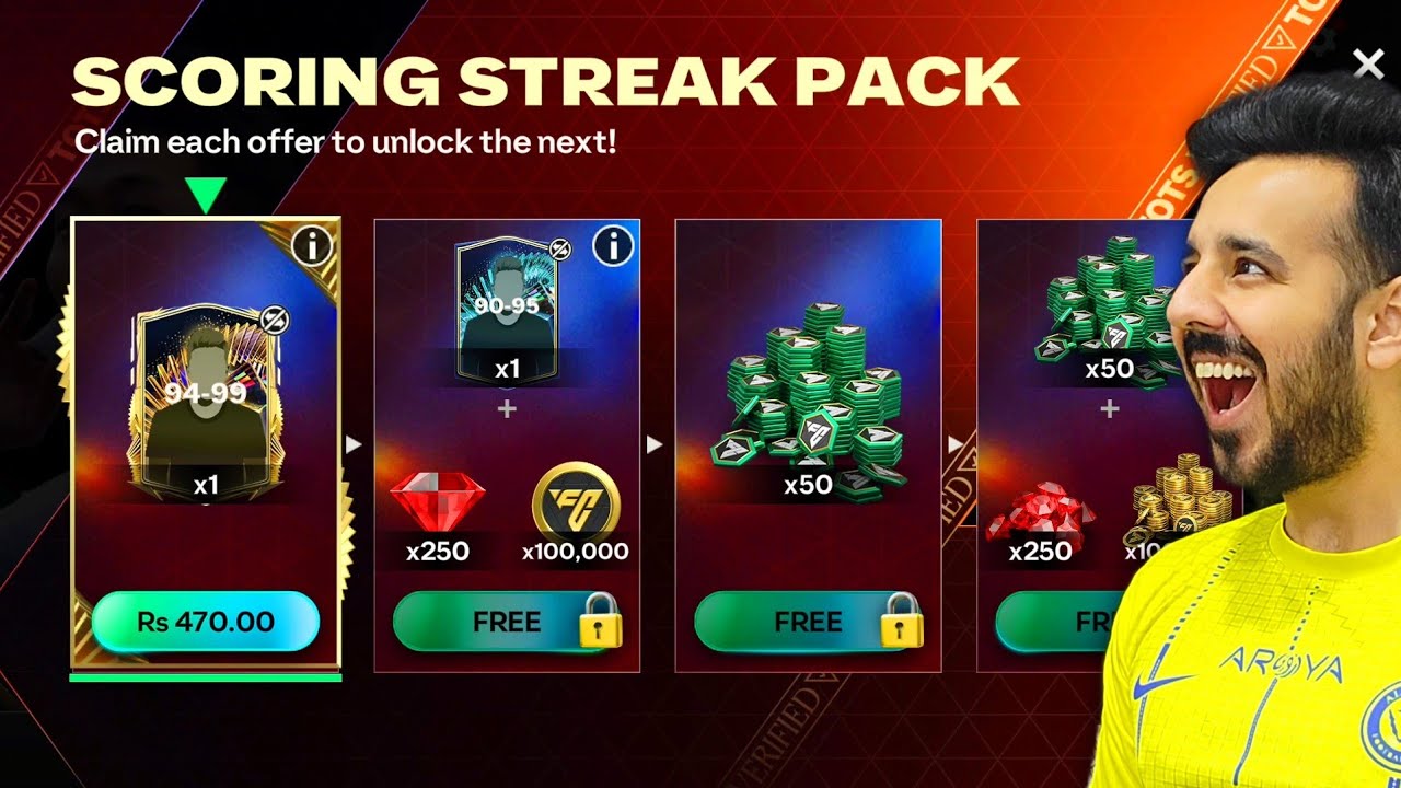 Opening Scoring Streak Packs & Revealing All The Streak Rewards - YouTube