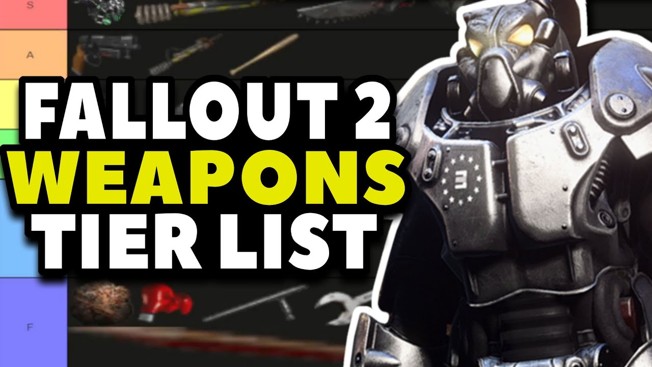 Fallout 2 - Weapons Tier List - YouTube