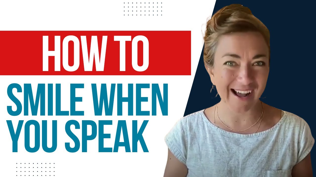 How To Smile When You Speak | Rebecca Martin Coaching - YouTube