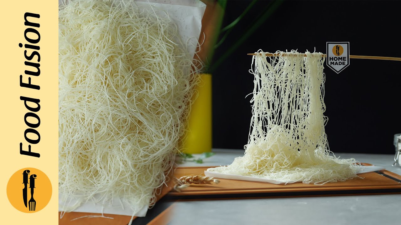 Homemade Kataifi Pastry (Kunafa Dough) Recipe by Food Fusion - YouTube