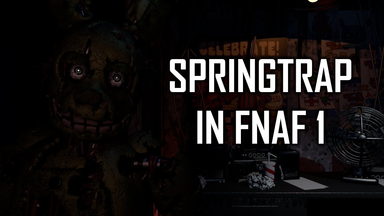Springtrap In FNaF 1 [FNaF Mods #001] - YouTube