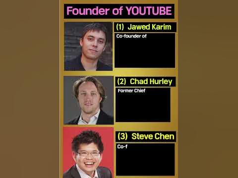Founder Of Youtube | Ceo Of Youtube | Who Developed Youtube | #jawed