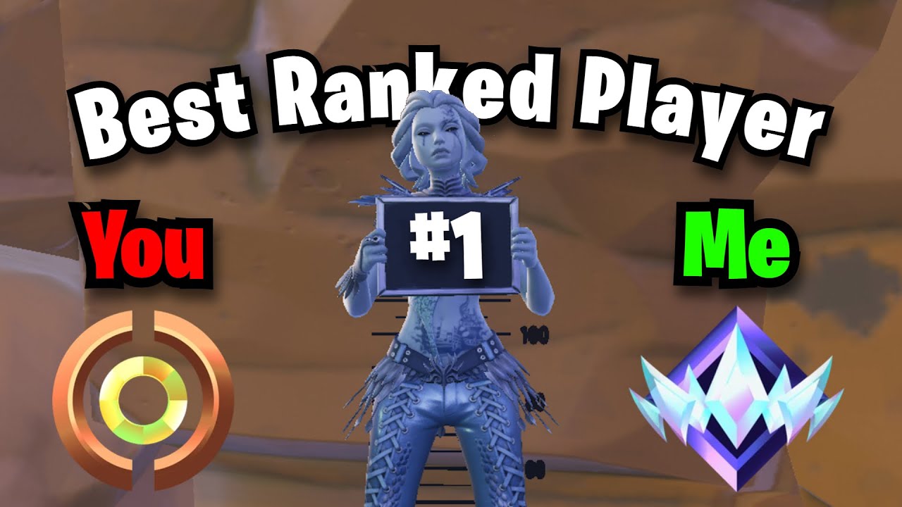 I Became The NUMBER 1 Player In Fortnite Ranked Reload...(atleast i ...