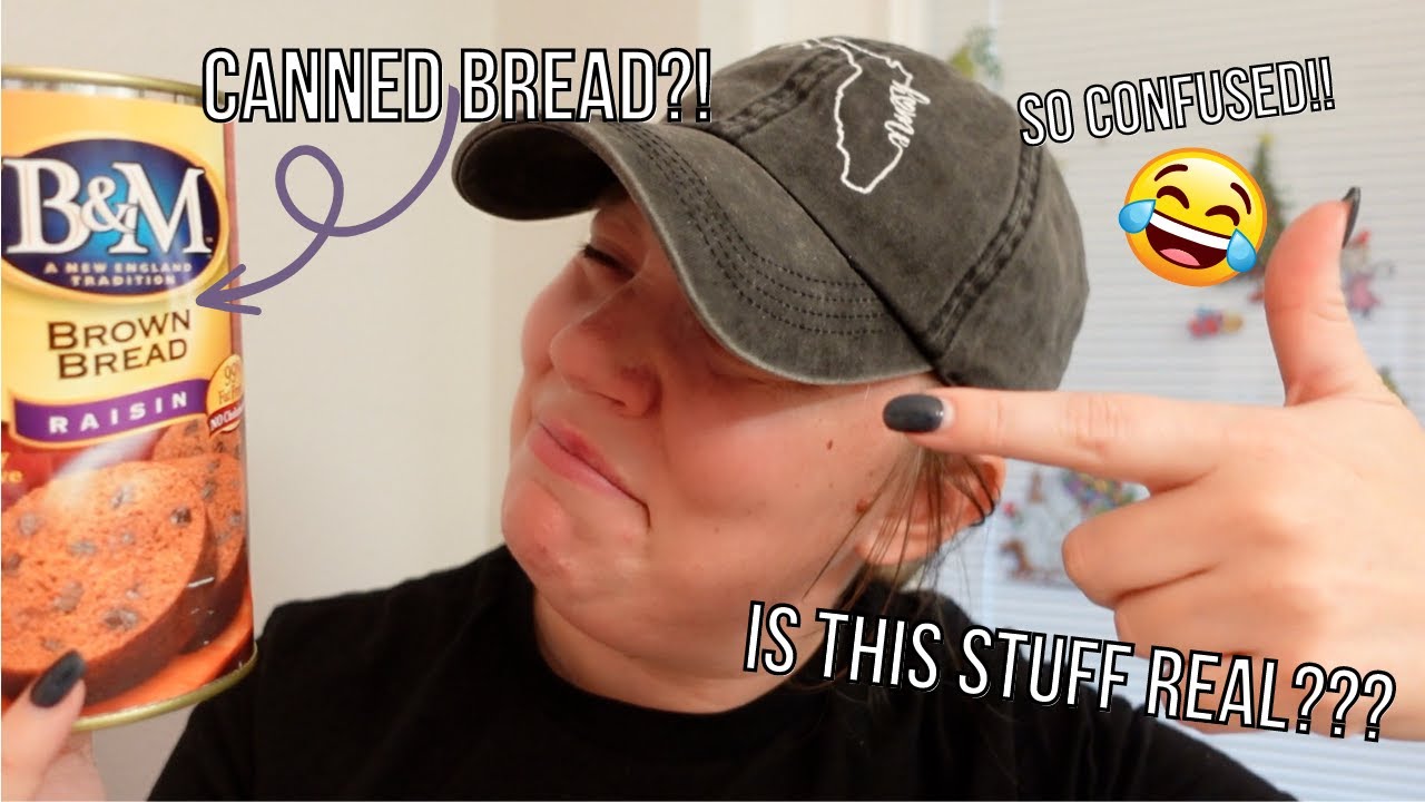 VLOGMAS DAY 4 Trying Canned Bread??!?! wtf!??!?!?! - YouTube