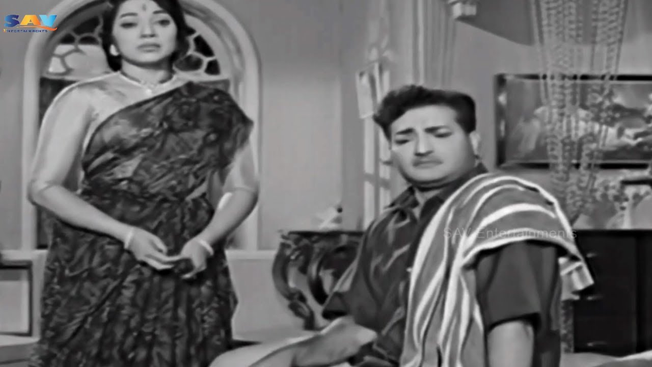 NTR And Bhanumathi Emotional Scene | Thodu Needa Movie @savmoviestelugu - YouTube