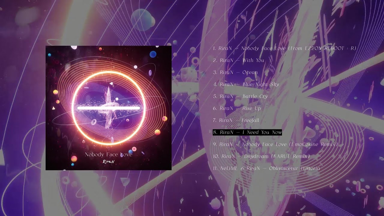 RiraN 3.5th Album "Nobody Face Love" CrossFade 【M3 - 2022 Autumn】 - YouTube
