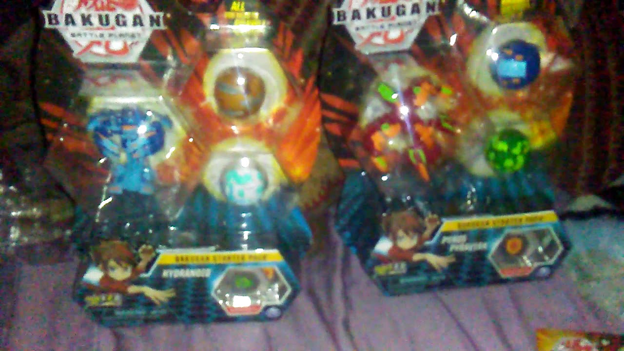 Bakugan Darkus Trunkanious Ultra Hydranoid Ultra & Pyrus Pyraven ...