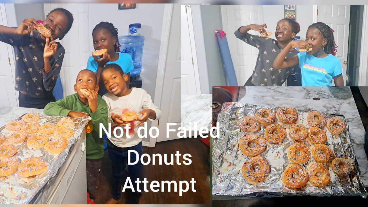 Spending time in the kitchen with the kids| failed Donuts 🍩 attempts ...