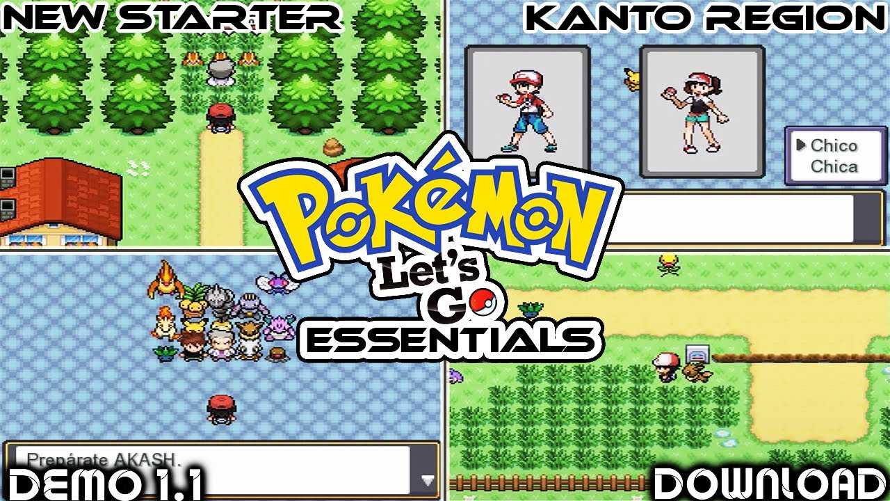 Pokemon Fan Game With Kanto Region, New Starter & New Rival! - YouTube