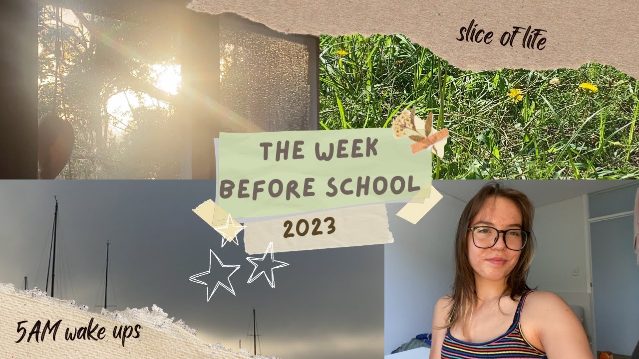 Productive Week | The Week Before School - YouTube
