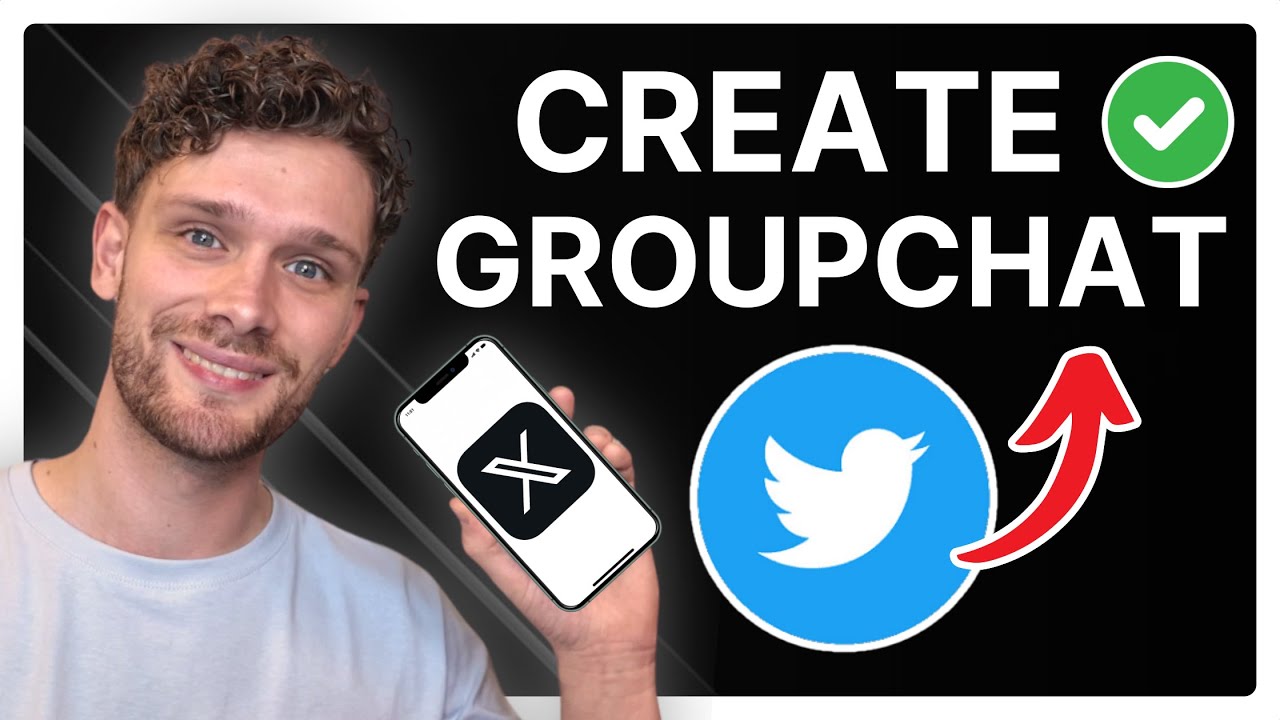 How To Create A Groupchat on Twitter X - YouTube