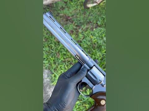 Colt Python Target 38 especial Cerakote MC-157 detalles en oró - YouTube