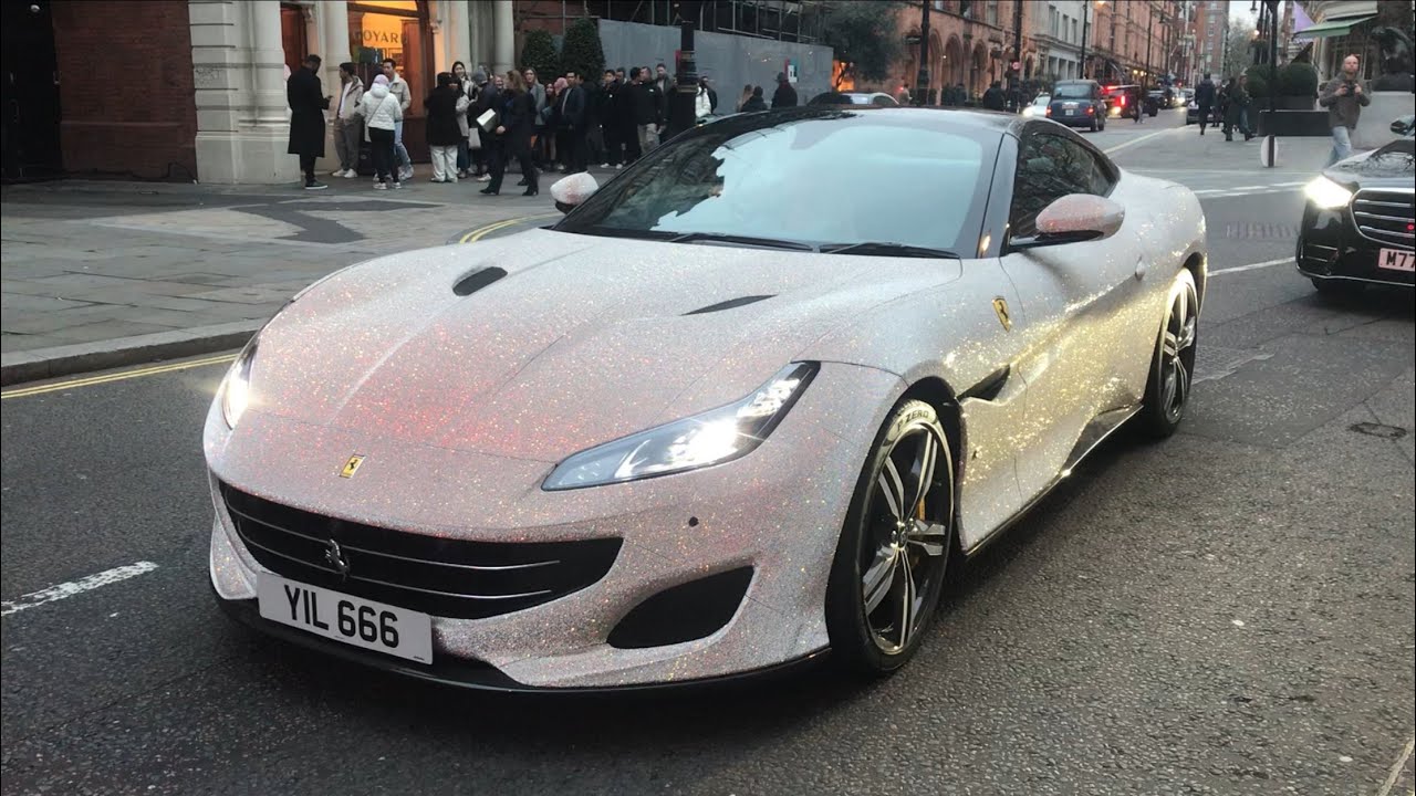 Swarovski Crystallised Ferrari Portofino Luxury Supercar Sparkle and ...