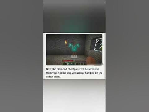 How To Use An Armor Stand in Minecraft | Minecraft Learning Video | Minecraft Basic Tutorial ...