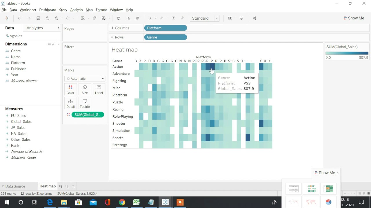 Heat Map Using Tableau Tableau Visualization Heat Map YouTube heat-map-using-tableau-tableau-visualization-heat-map-youtube
