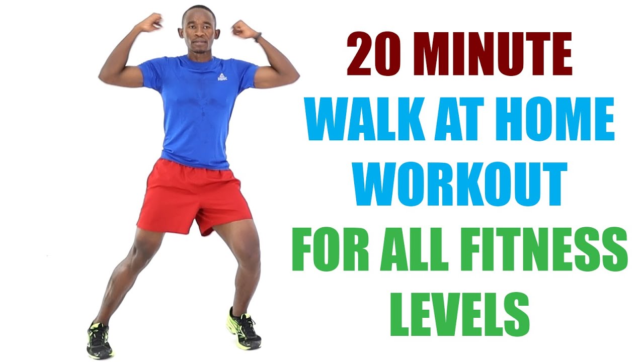 20 Minute Walk at Home Workout for All Fitness Levels 🔥 Burn 200 ...