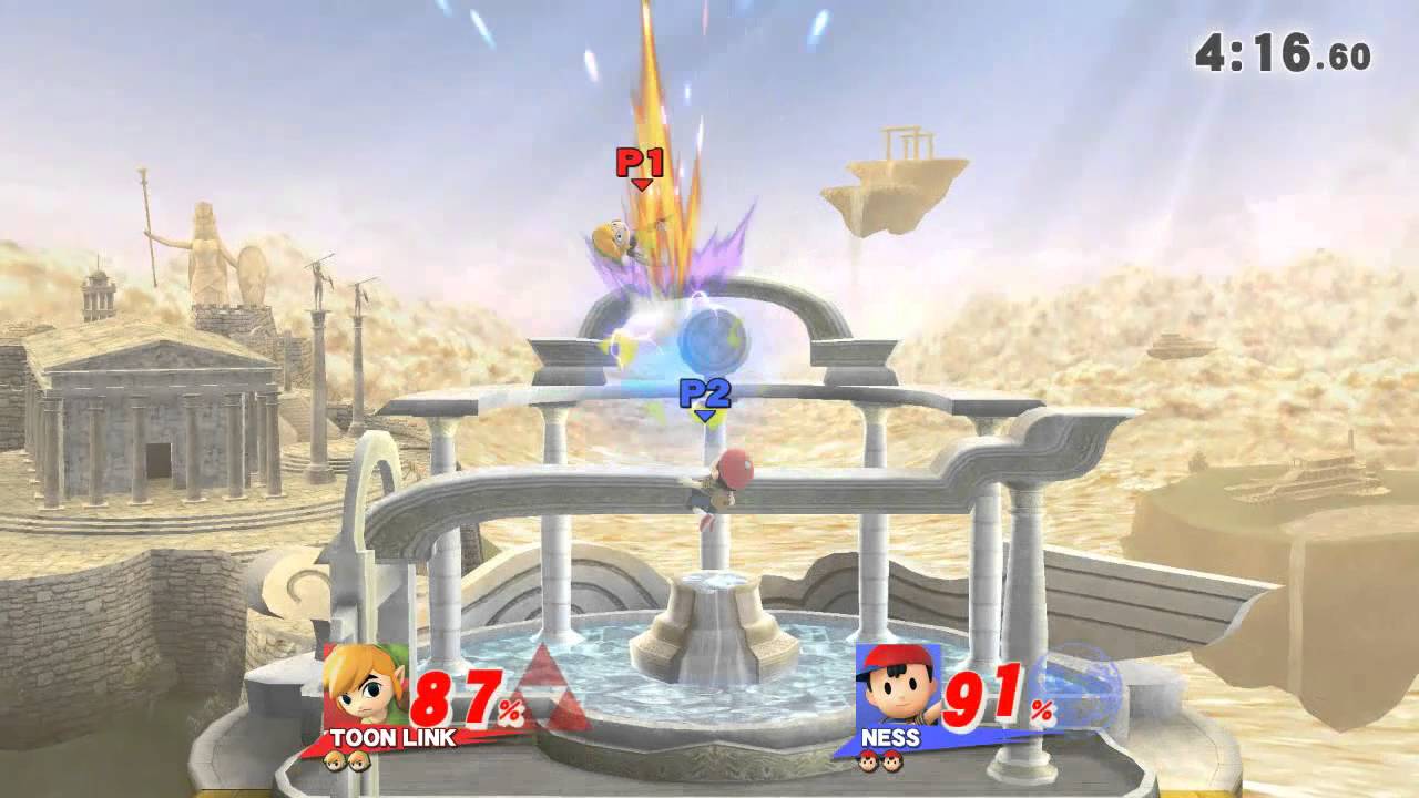 Toon Link VS. Ness! - YouTube