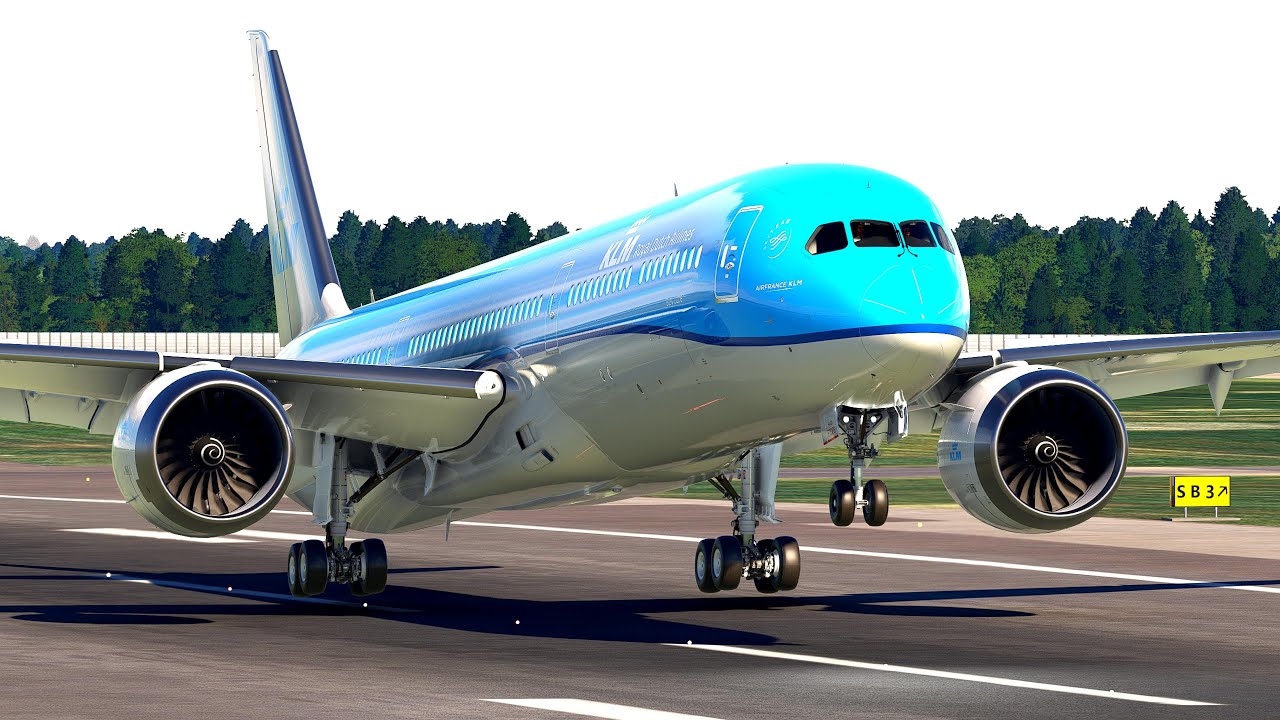 KLM 787 Heathrow Landing | Flight Simulator - YouTube