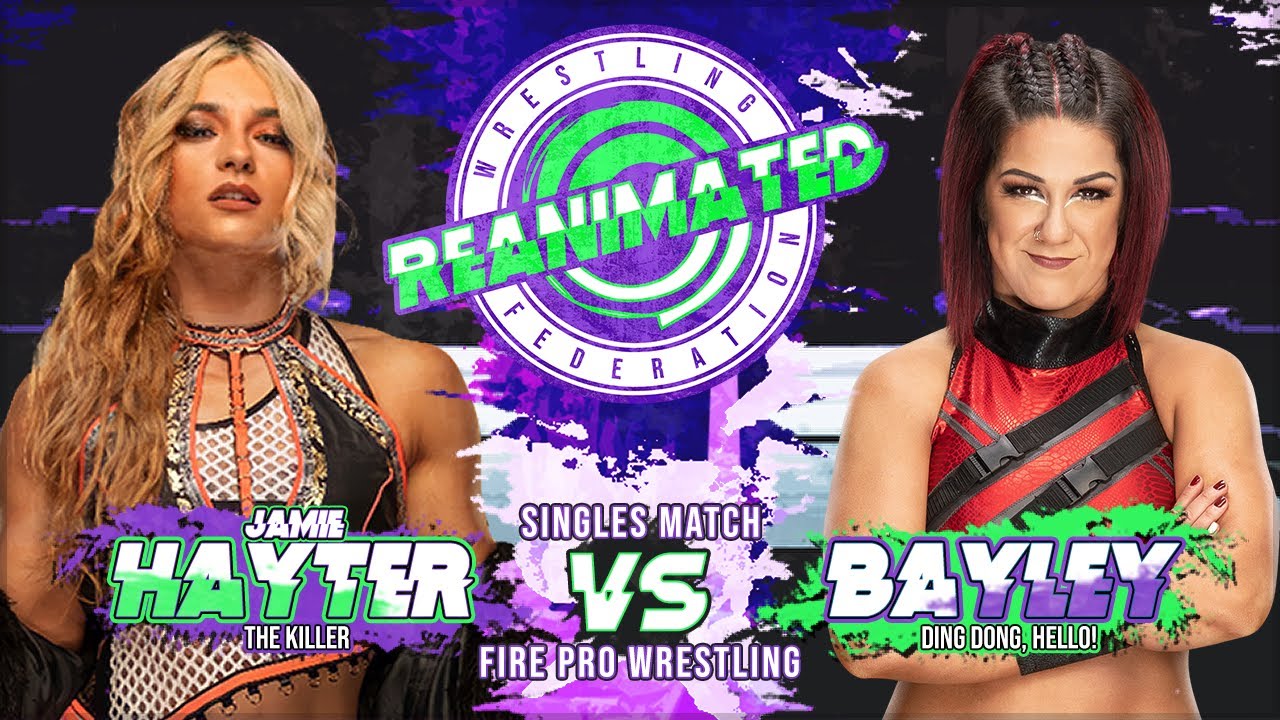 Jamie Hayter vs Bayley (Fire Pro Wrestling World) - YouTube