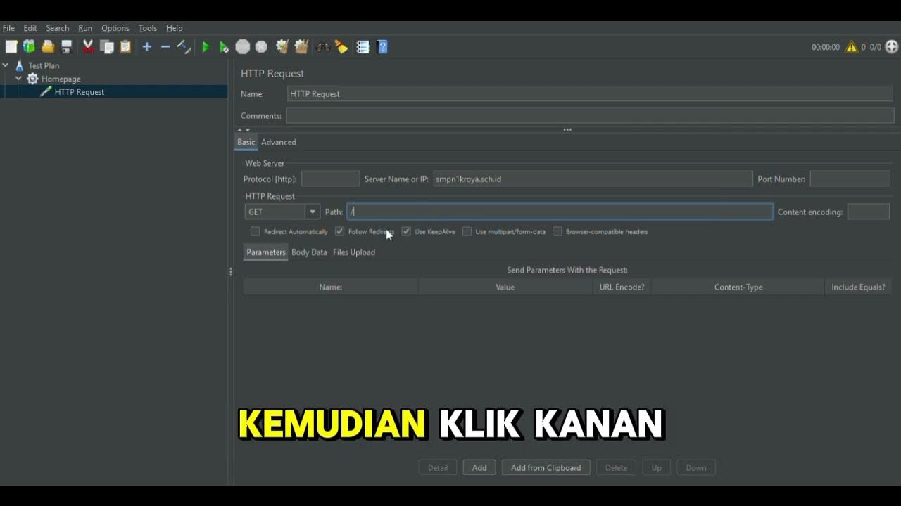 TUTORIAL LOAD TESTING MENGGUNAKAN APLIKASI APACHE JMETER - YouTube
