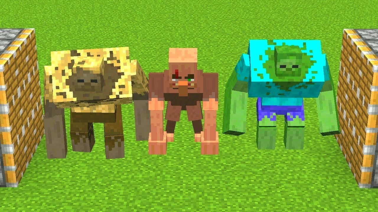 mutant husk + mutant villager + mutant zombie = ??? - YouTube