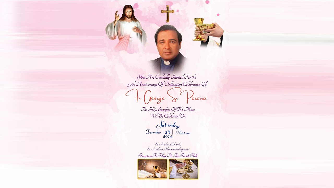 Fr.George S. Pereira ( The Holy Sacrifice of the Mass Will be ...