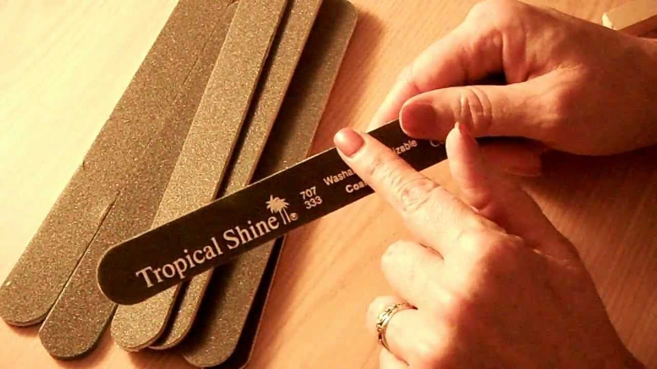 Manual Sanding Files - YouTube