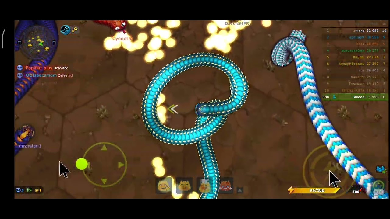Littlebigsnakegame.io 001 Biggest Snakes Trolling Party Ever /Pro Never ...
