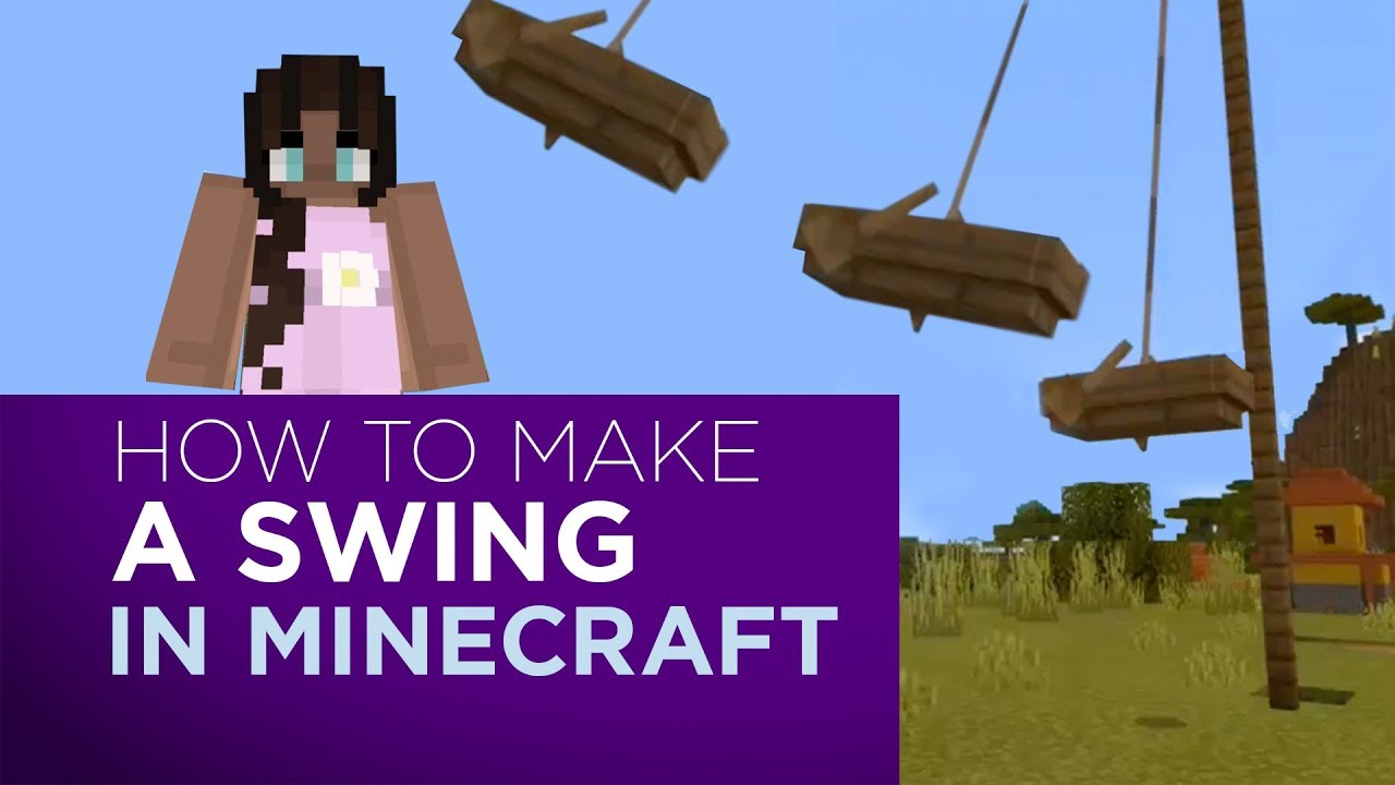 How to Make a Swing in Minecraft - YouTube