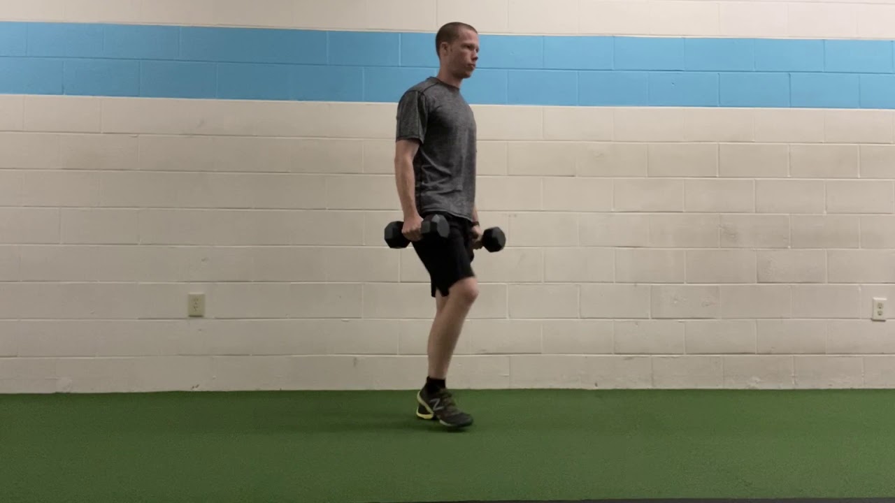 Savannah Personal Trainer-Dumbbell Sprinter's Reverse Lunge - YouTube
