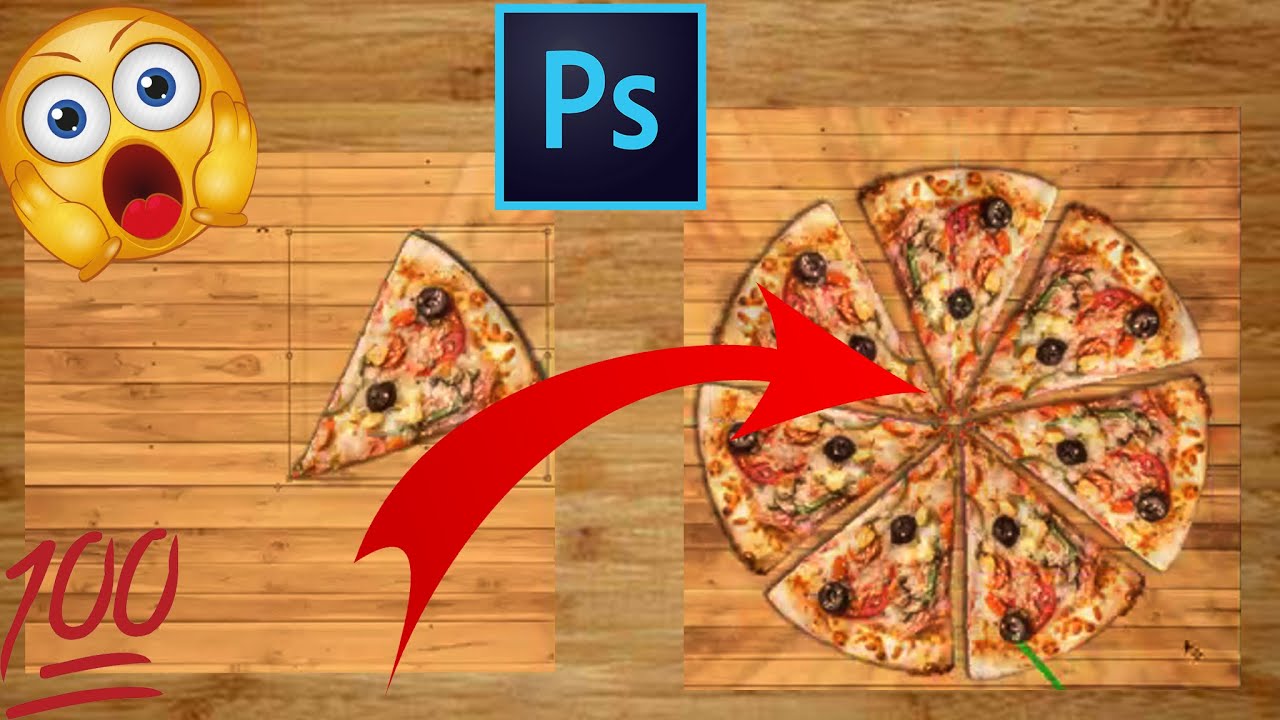 Edit pizza in Photoshop | Photoshop Tutorial 1 - YouTube