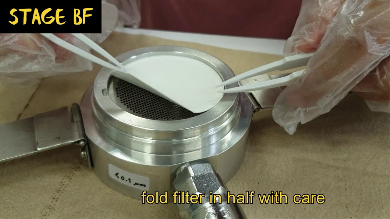 Air sampling with nanosampler - YouTube