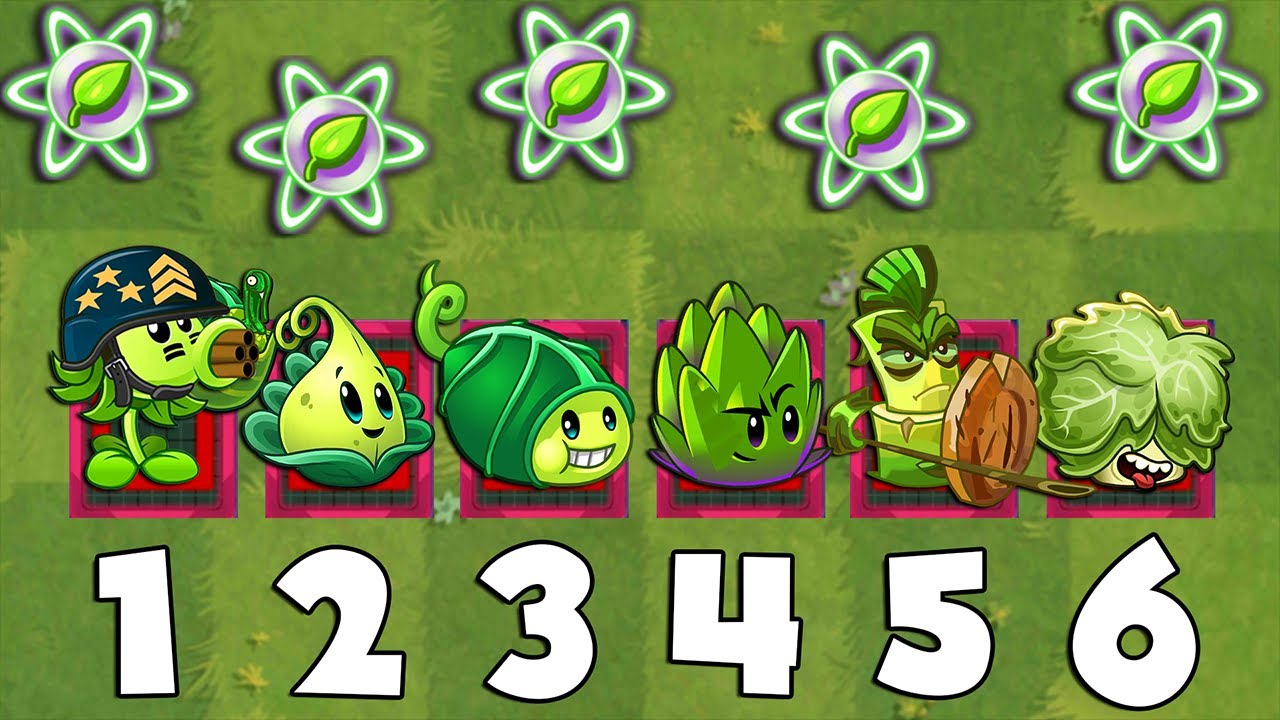 Plants vs Zombies 2 Final Boss - Every GREEN Premium Plants Max Level ...