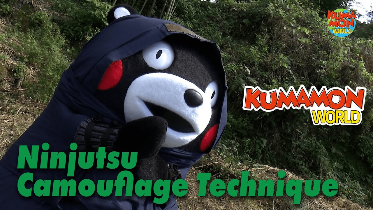 【KUMAMON WORLD】Kumamon the Ninja - Camouflage Technique - YouTube