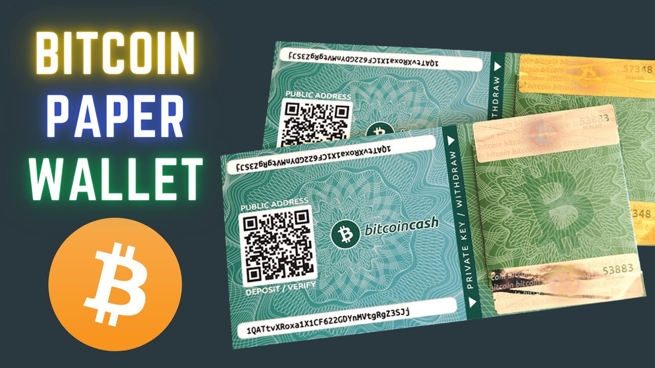 Bitcoin Paper Wallet Explained - Keep safe your Bitcoins! - YouTube