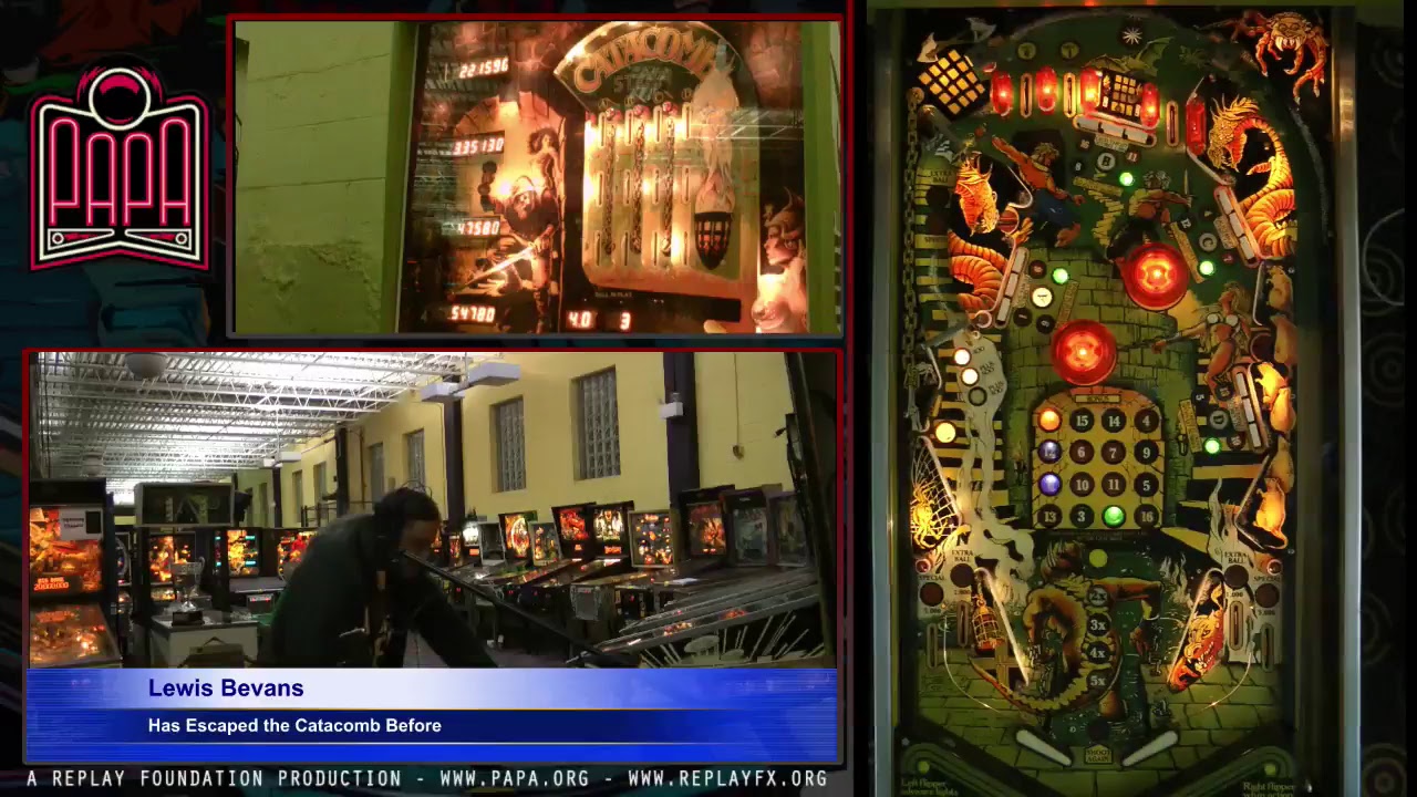 PAPAtv Live! Lord of the Rings and Catacomb pinball! - YouTube