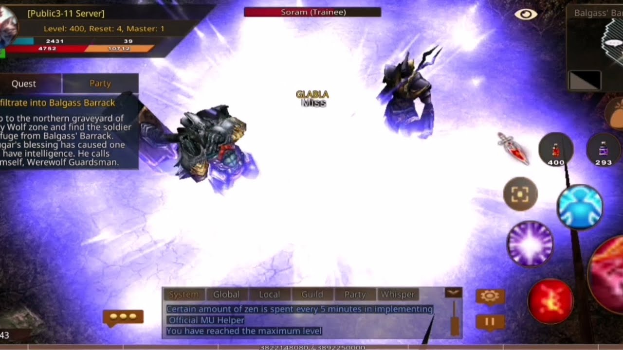 [ Mobile Mu ] Era of Lorencia 3rd Quest Phase 2 ( Mu Online ) - YouTube