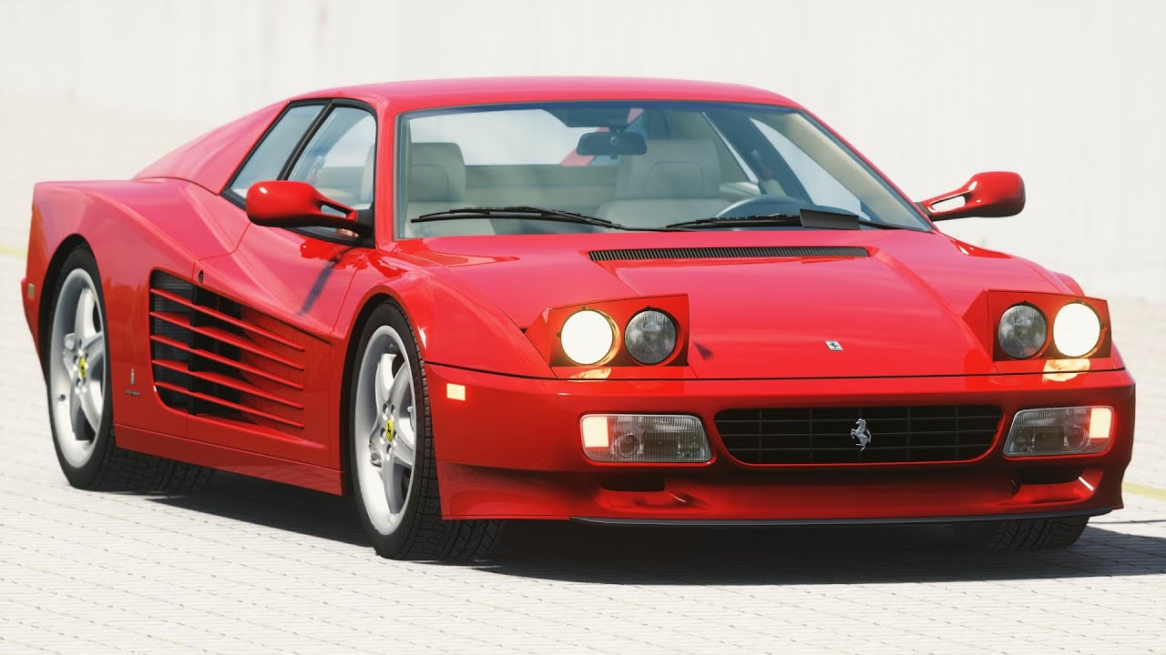 Ferrari 512 Testarossa / Assetto Corsa / Car mod - YouTube