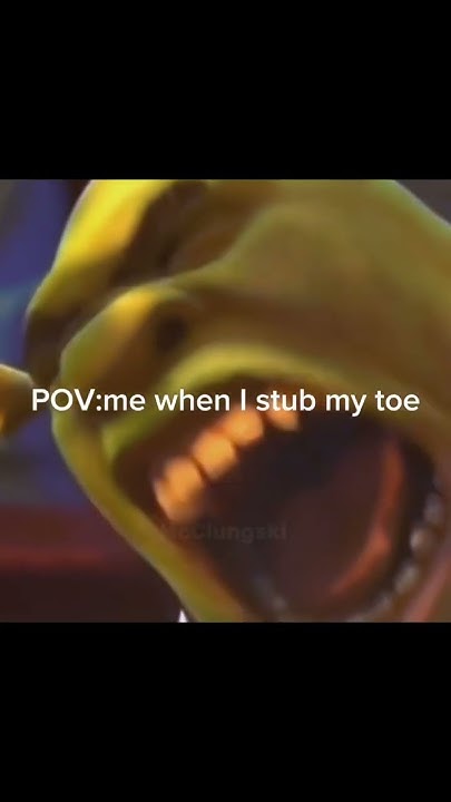 POV: I stub my toe #funny #lol #meme - YouTube