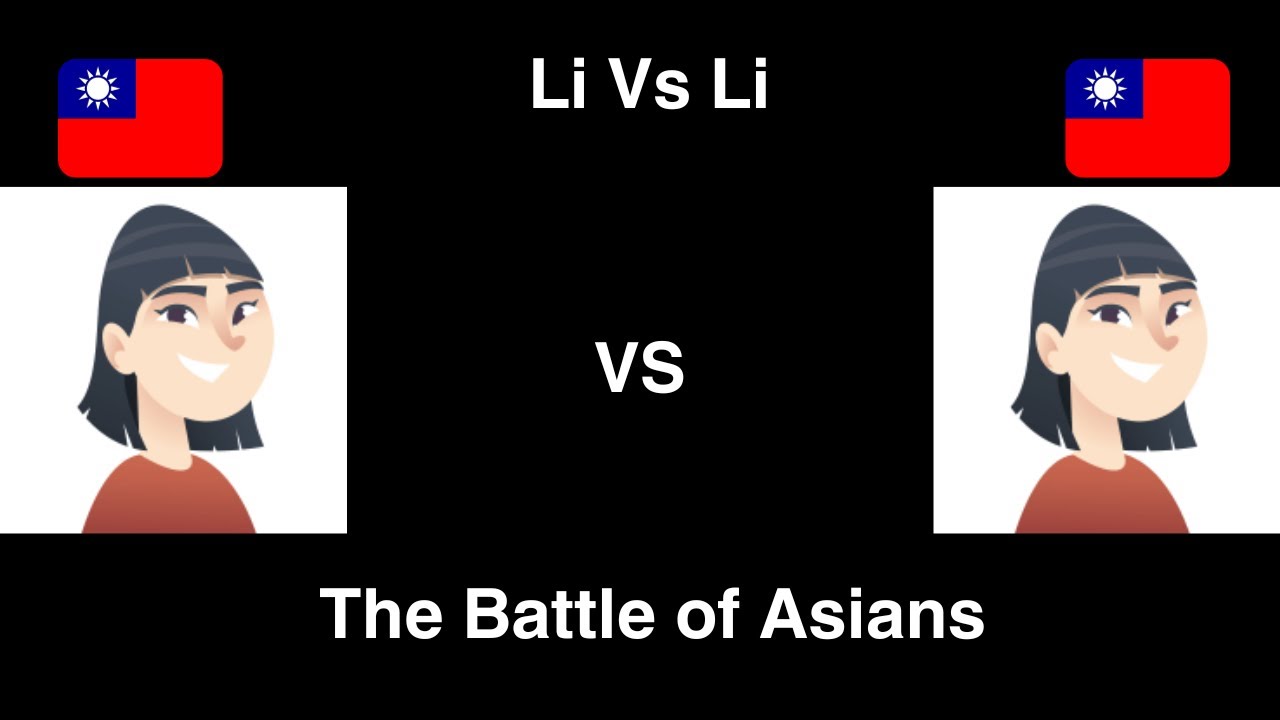 Li Vs Li The Battle Of The Asians. - YouTube