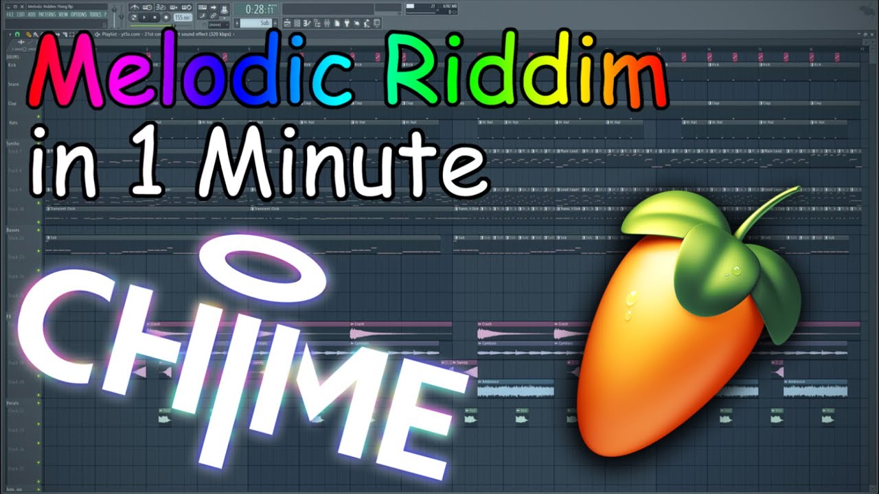 HOW TO MAKE MELODIC RIDDIM IN 1 MINUTE - YouTube