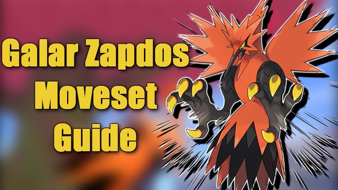 Galarian Zapdos Moveset Guide - Pokemon Sword and Shield - YouTube