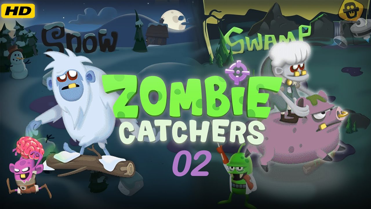 Catching Crazy Zombies in Snow & Swamp Maps! 😂 | Zombie Catchers Full ...