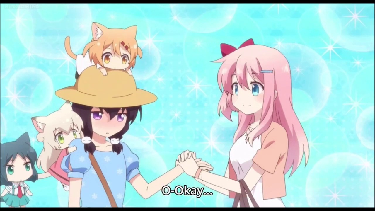 Nyanko Days- Yuuko Makes Friends With Another Cat Person- Anime Moment ...