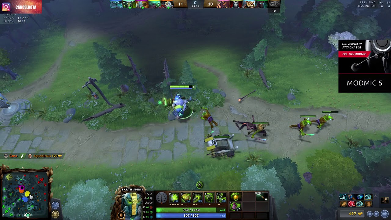 Cancel dota with the sick tranquil boots control - YouTube