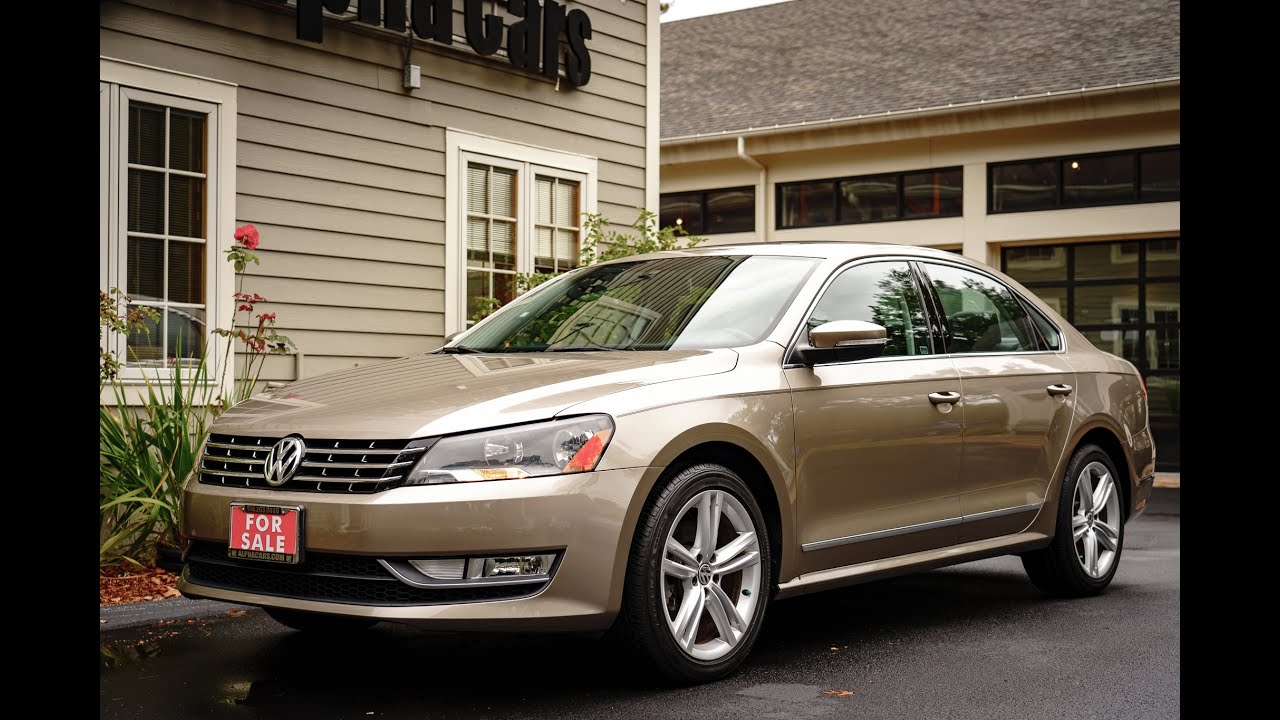 2015 Volkswagen Passat 2.0L TDI SE w/Sunroof - YouTube