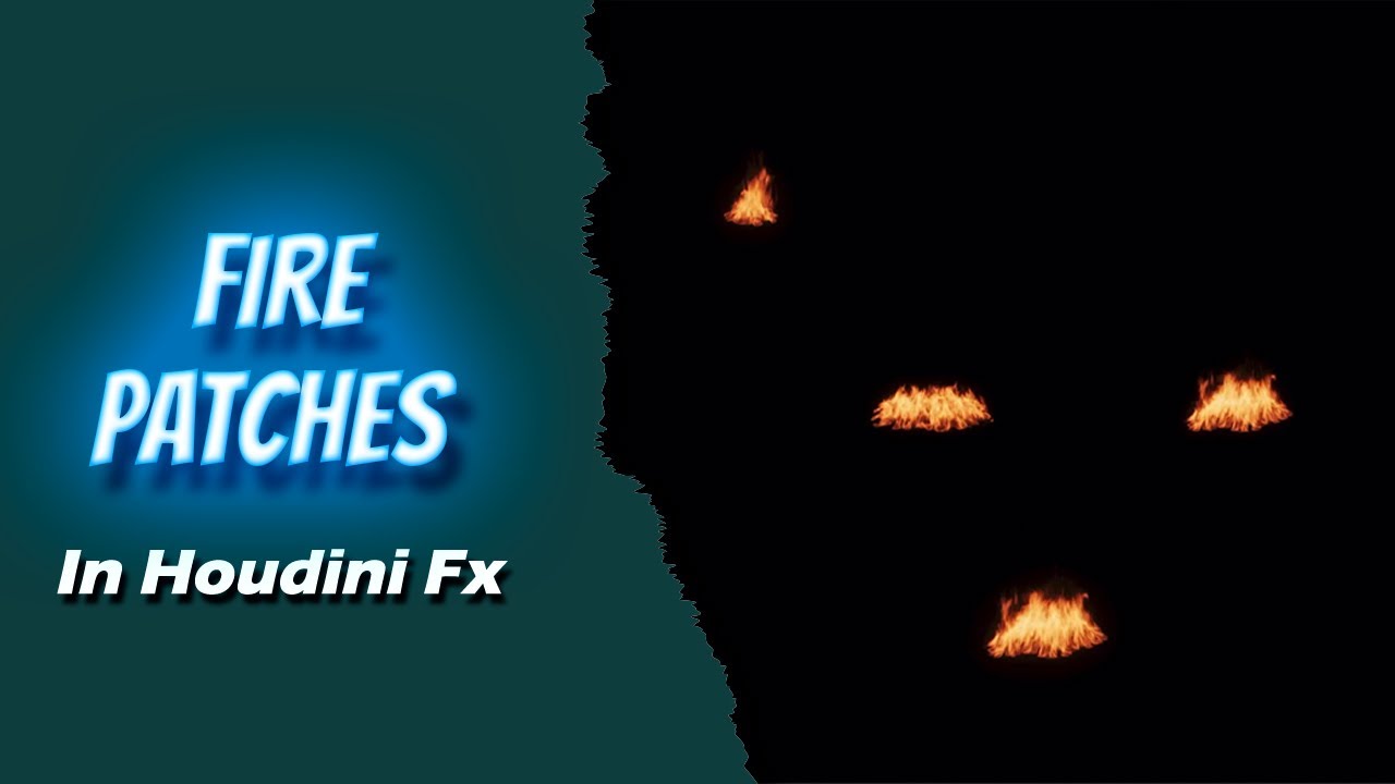 Fire Patches In Houdini Fx | Houdini Zone | - YouTube